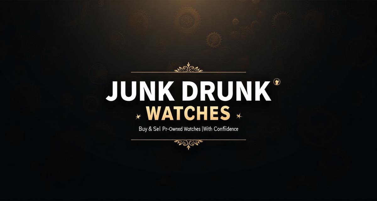 Junk Drunk Watches | Buy & Sell Pre-Owned Watches